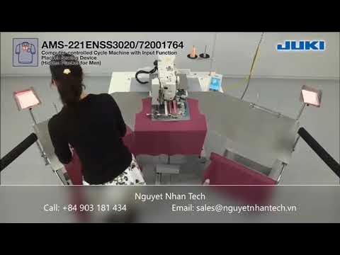 AMS-221ENSS3020 MÁY LẬP TRÌNH MỔ TRỤ ÁO POLO. Computer Controlled Cycle ...