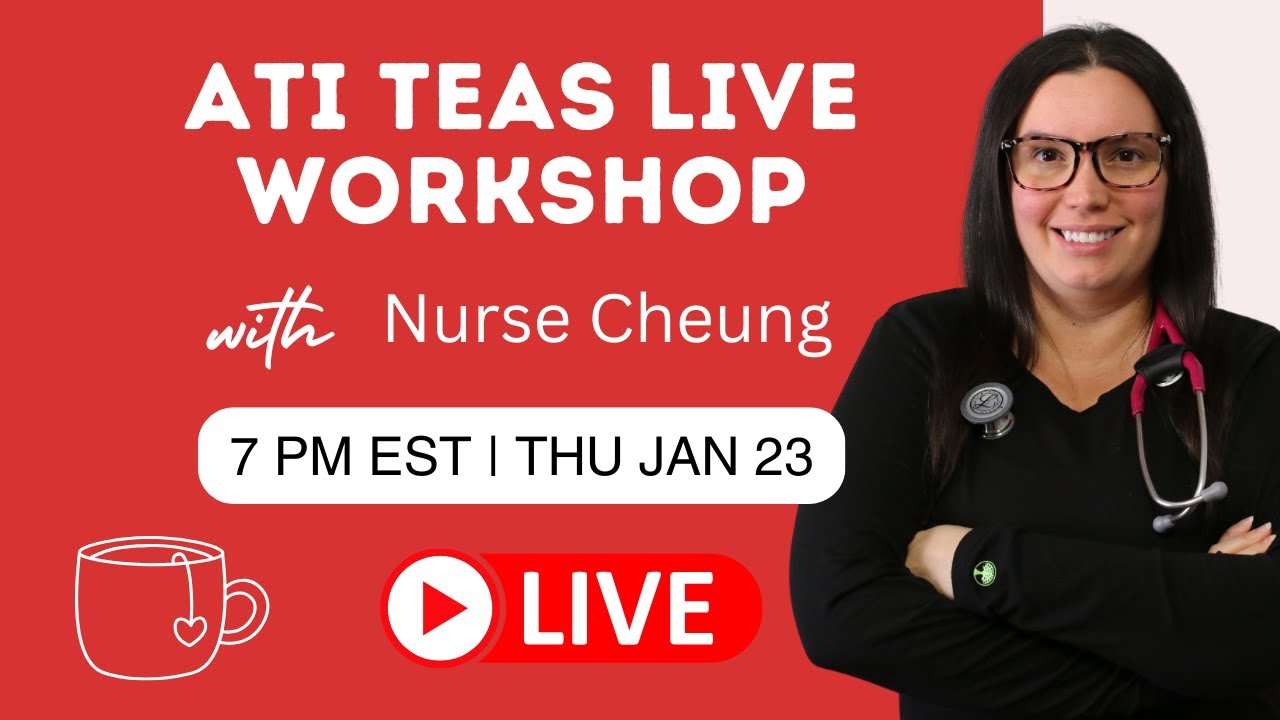 ATI TEAS Math Live Word Problems Practice Questions With Mr Cheung ️ ...