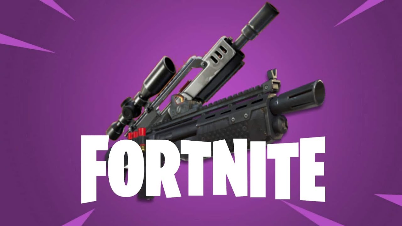 GETTING ALL THE PURPLE GUNS IN FORTNITE BATTLE ROYAL - YouTube