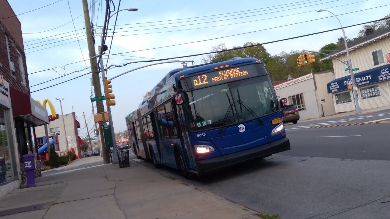 MTA NYCT On-board | 2017 New Flyer XD60 Xcelsior Articulated [6083] Q12 ...