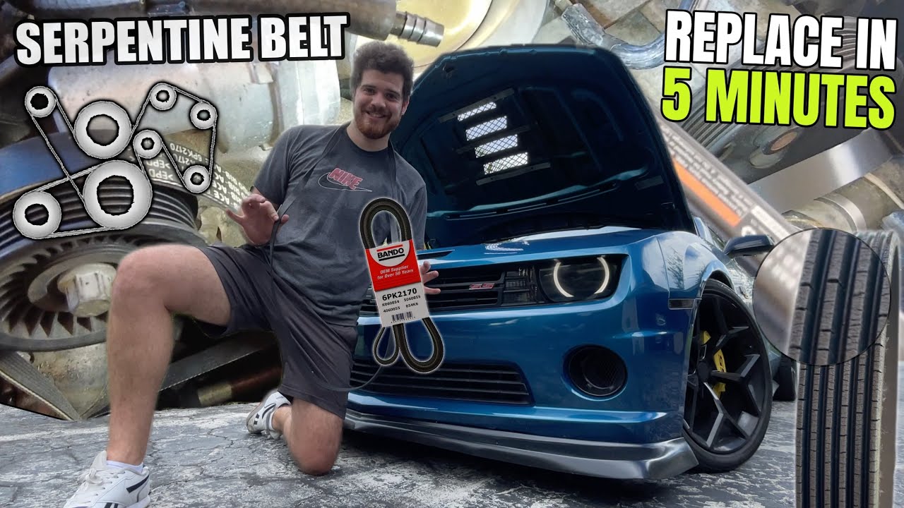 Replace your Serpentine Belt in 5 Minutes (or less) | 10-15 Gen 5 ...