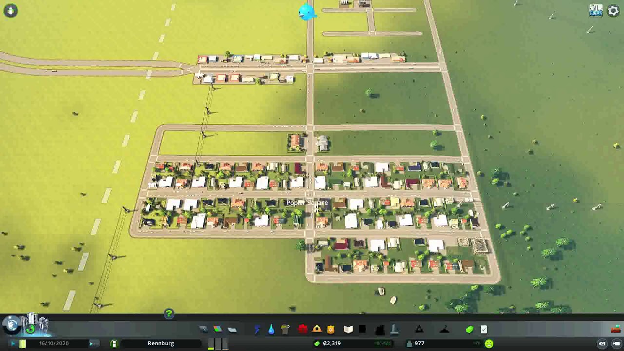 Cities Skyline | Perfect Grid City - Part 1 - YouTube