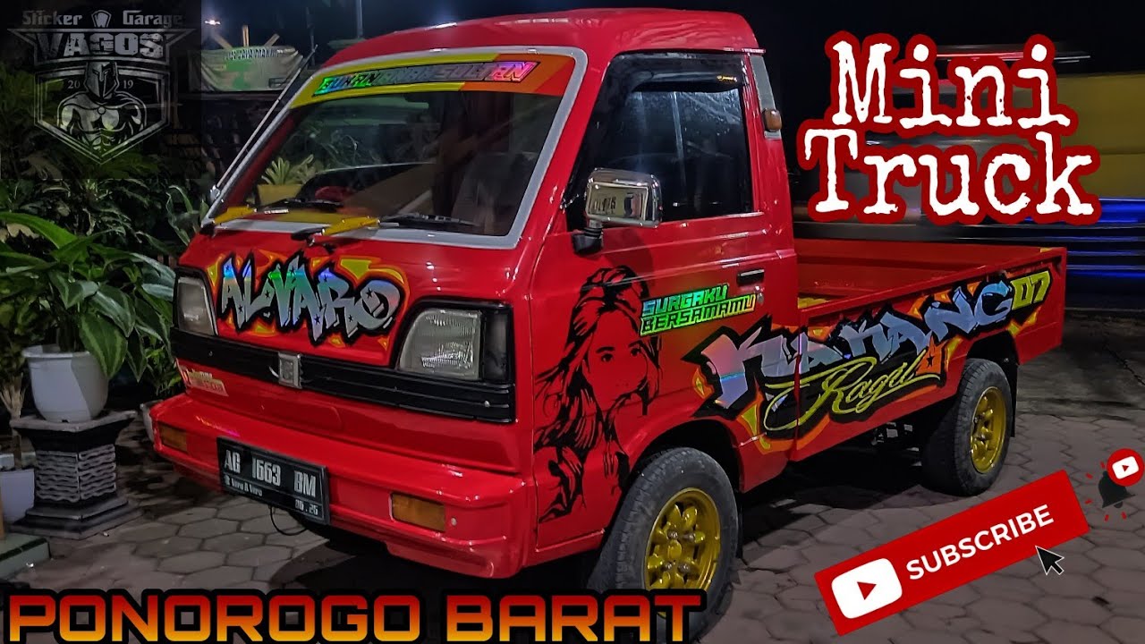 CARRY BAGONG PICK UP. Modifikasi Repaint & Cutting Sticker. Ponorogo ...