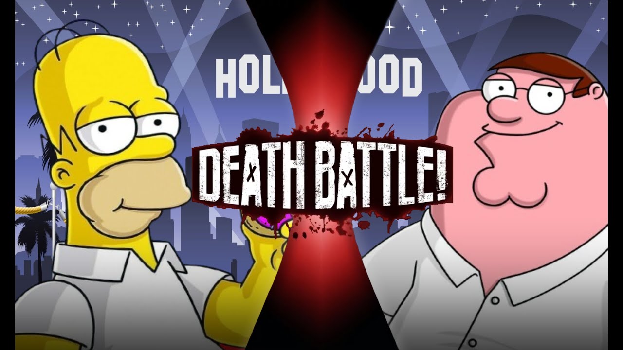 Homer Simpson VS Peter Griffin (The Simpson VS Family Guy) Fan Made ...