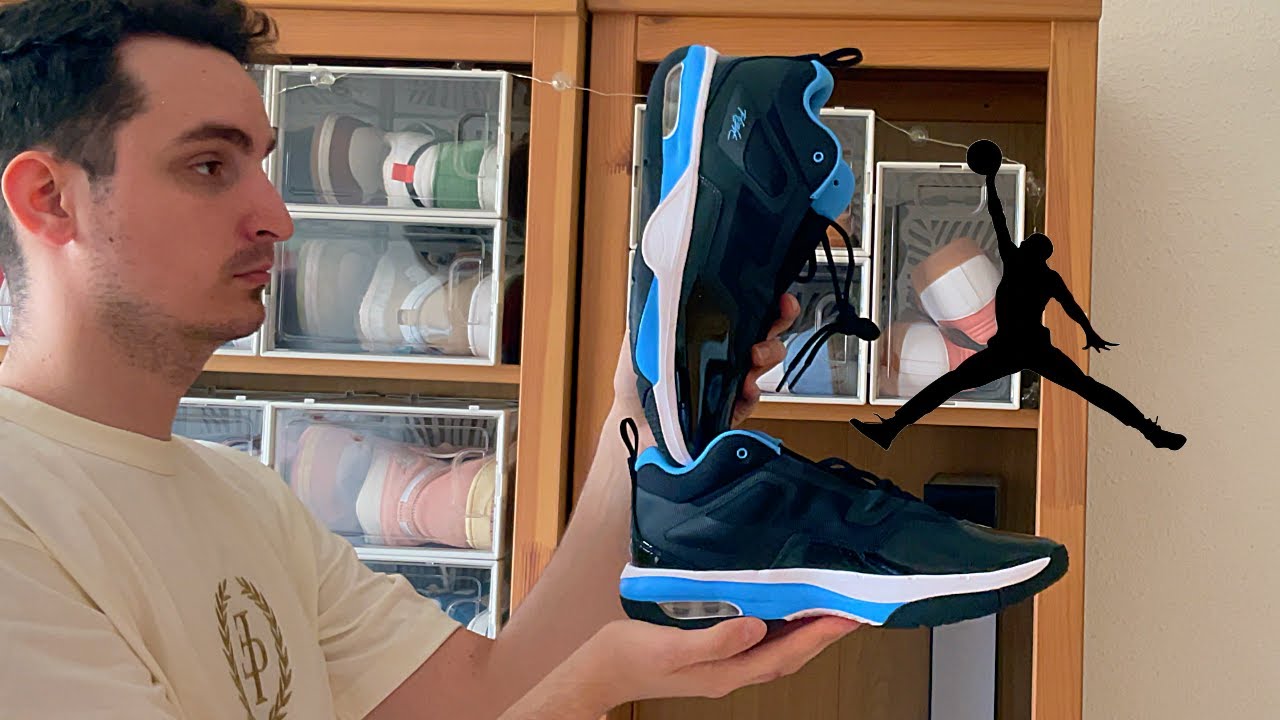 REVIEW JORDAN STAY LOYAL 3 BLACK UNIVERSITY BLUE - YouTube