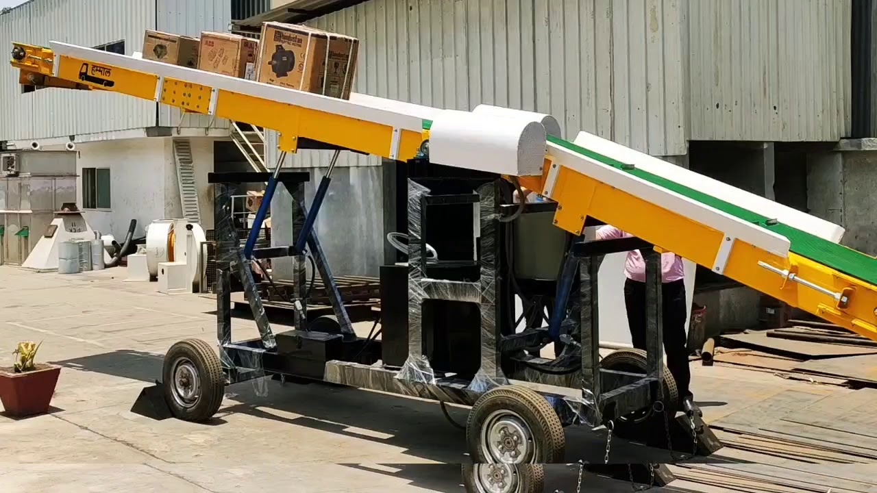 Stacking Loading and Labor Saving Conveyors Automation - YouTube