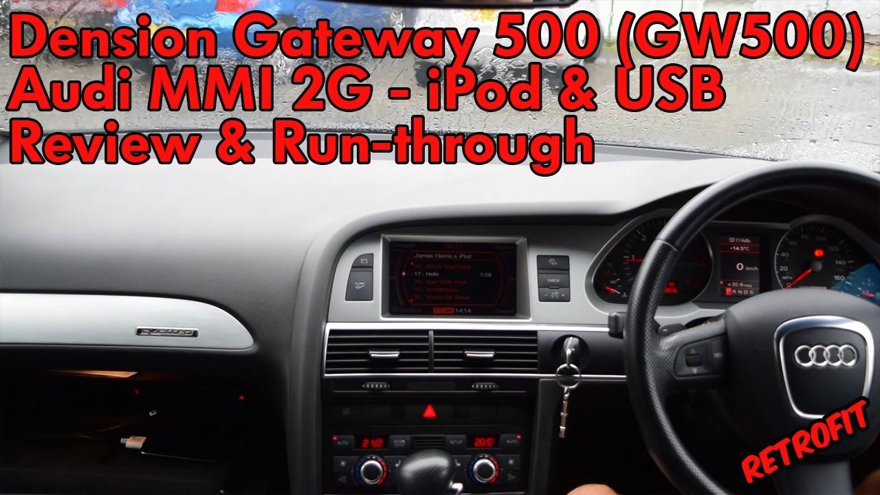 Dension Gateway 500 (GW500) - Audi - YouTube