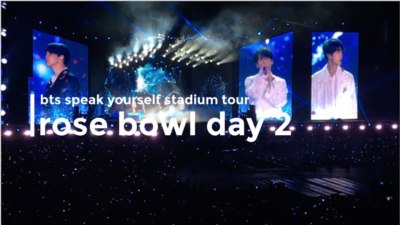 💜190504 bts (방탄소년단) speak yourself tour @ rose bowl day 2 ll skye ...