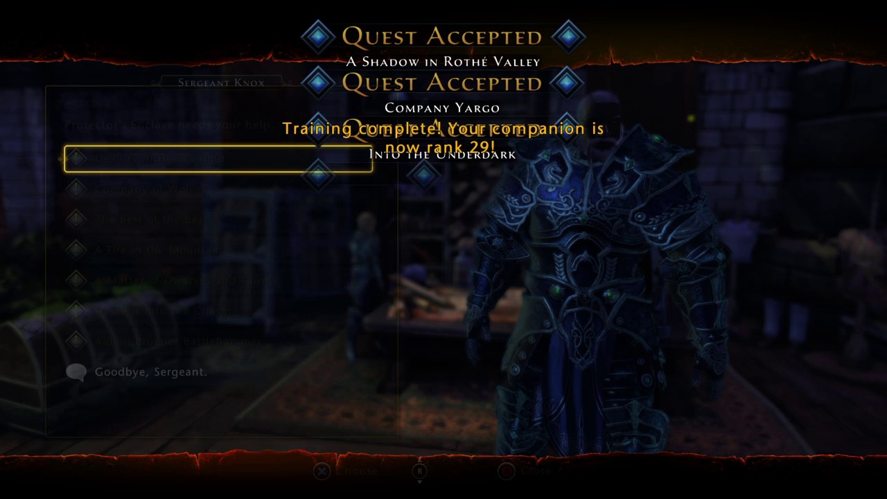 Neverwinter: Obtaining quests from Sergeant Knox. - YouTube