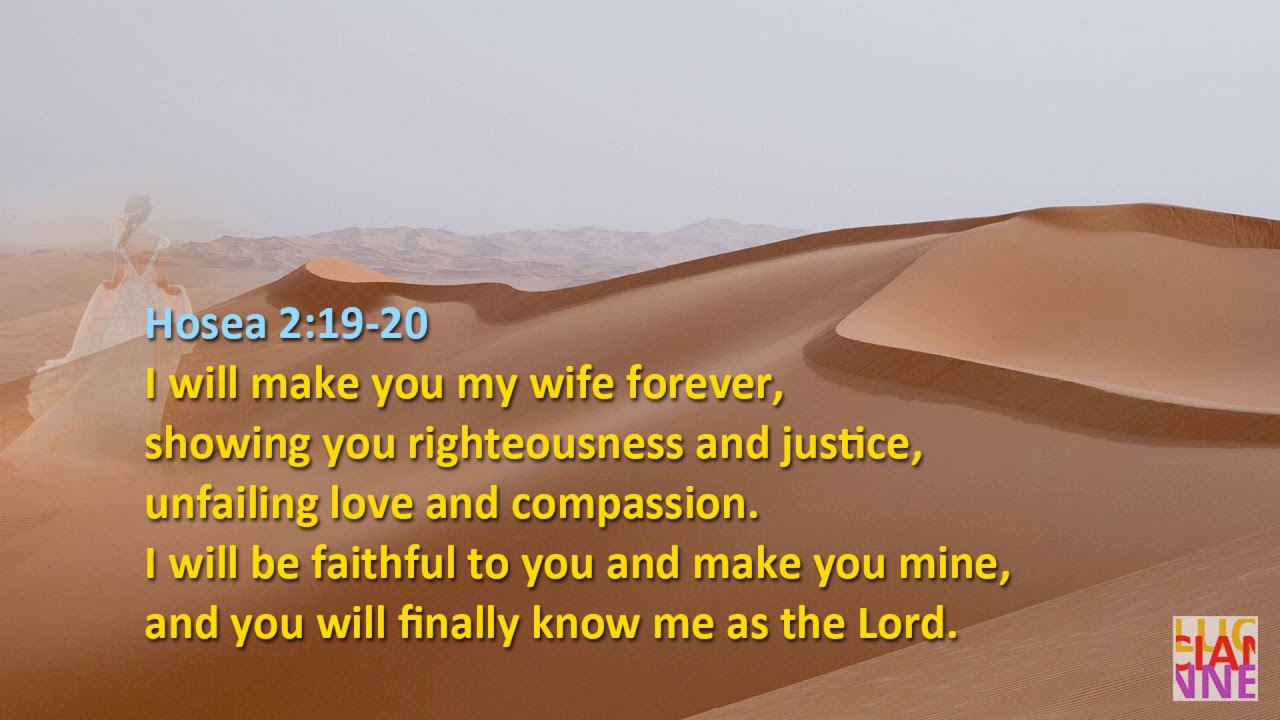 Hosea 2:19-20 - YouTube