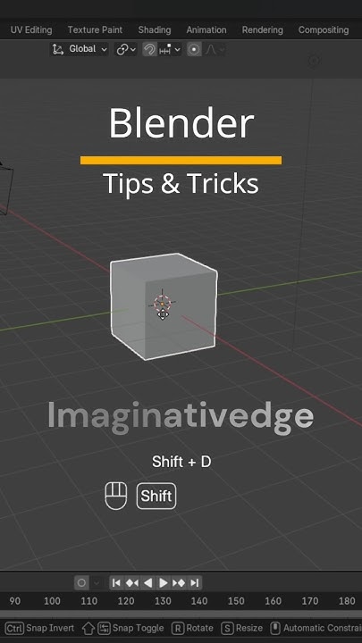 Blender Tips and Tricks | Blender Shortcut keys| Blender Easy Tutorial ...