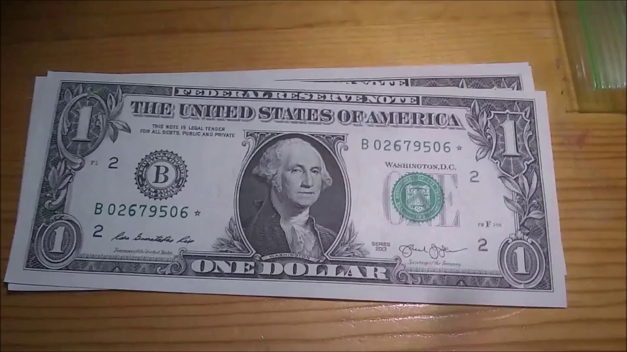 STAR NOTES! - Dollar Bill Mini Collection! - YouTube