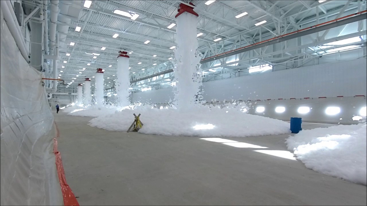 Kankakee AASF High Expansion Foam (HEF) System Test - YouTube