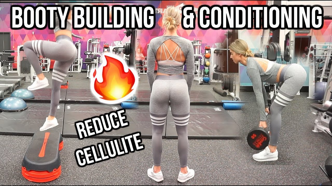 BOOTY BUILDING & CONDITIONING | Reduce Stubborn Cellulite - YouTube