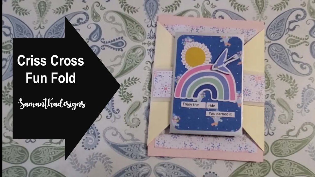 Criss Cross Fun Fold - YouTube