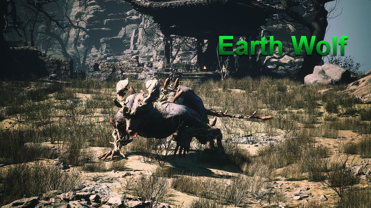 Black Myth Wukong - Earth Wolf Boss Fight - YouTube