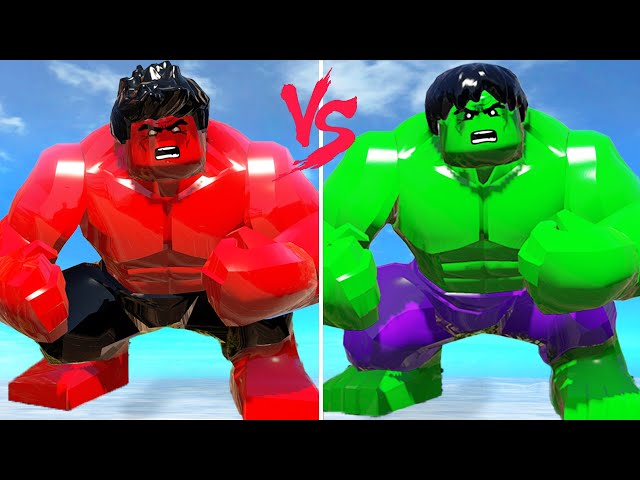 Lego Marvel Red Hulk Human