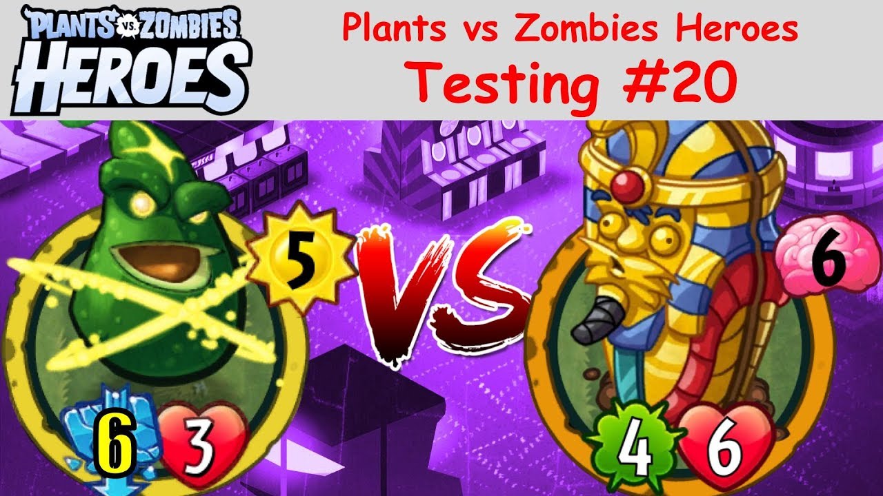 Undying Pharaoh vs. 6atk Strikethrough Plant! | PvZH Testing #20 - YouTube