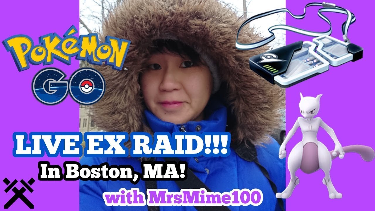 LIVE MEWTWO EX RAID IN BOSTON! Pokémon GO Stream - YouTube