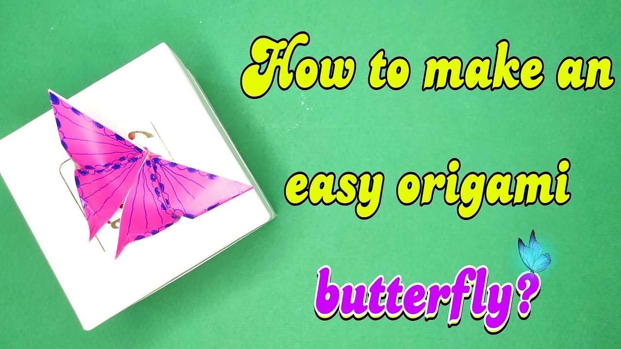 Amazing Origami Butterfly Making Easy Origami Butterfly Step By Step 😍