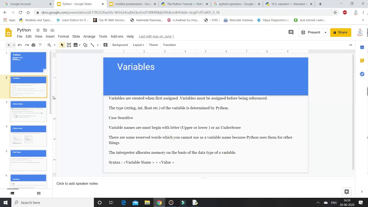 Python Basics Without Declaring Datatype Youtube