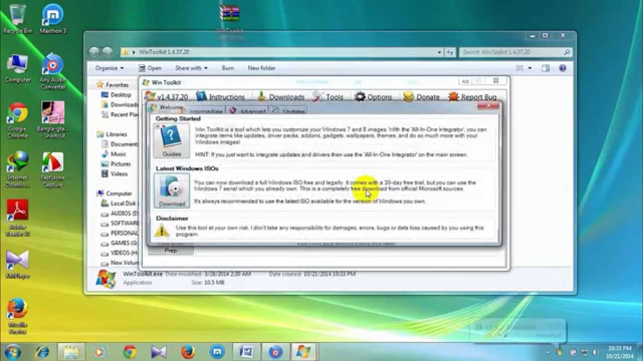 How To Create USB Drive Bootable Easily With WinToolkit 1.4.37.20 - YouTube
