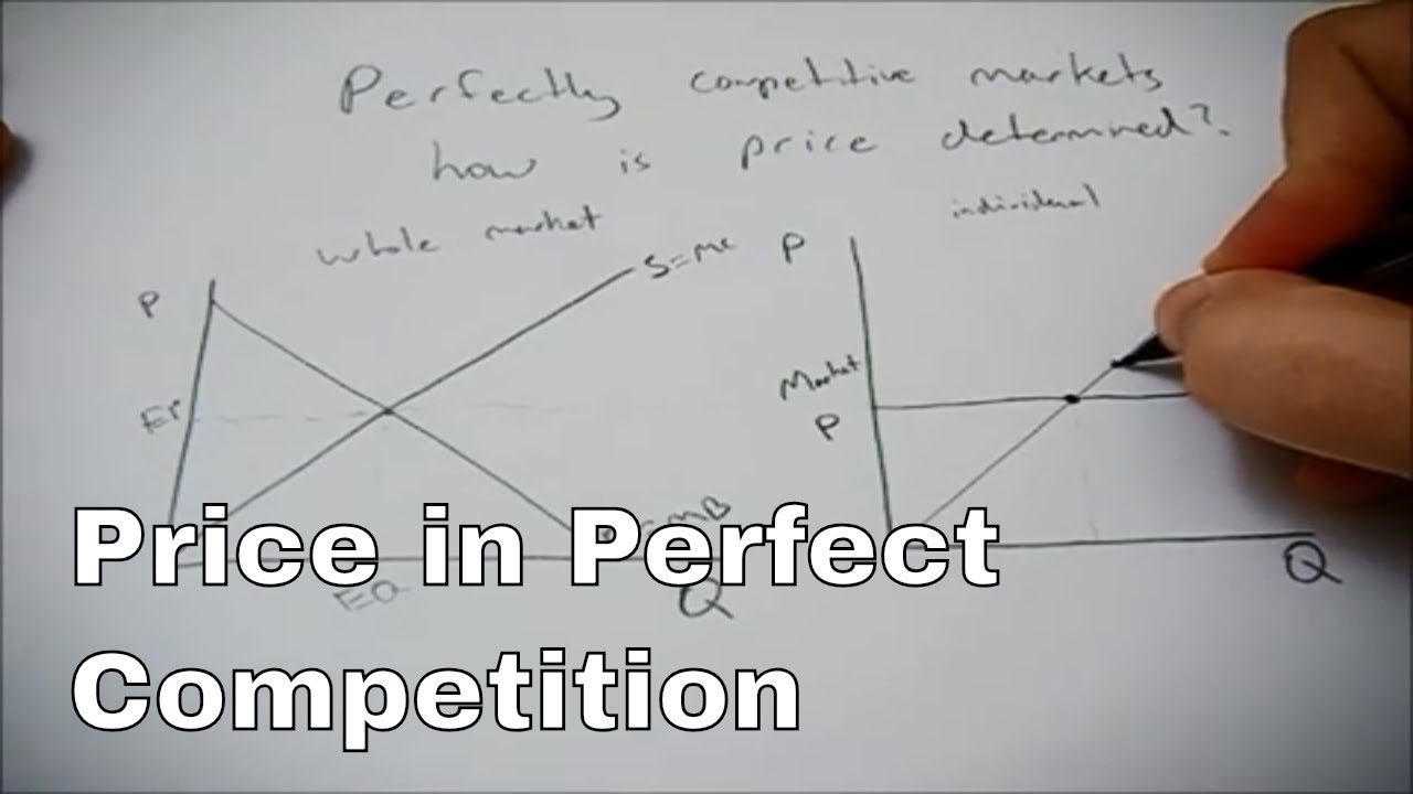 How price is determined in perfect competition - YouTube