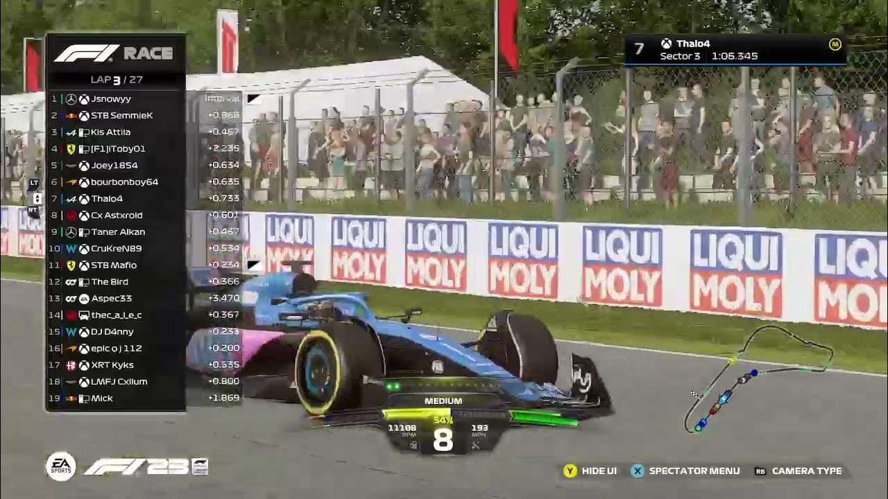 F1 23: STB Racing League Season 25 - Tier 1 - Italian GP - YouTube