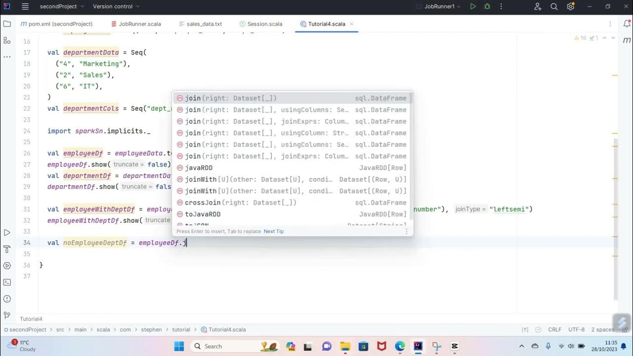 How to Use Left Anti Join in Spark | #apachespark - YouTube