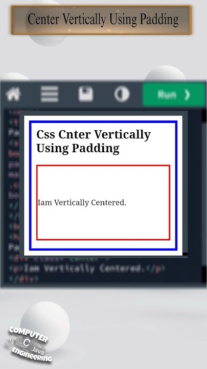 𝐂𝐬𝐬 𝐂𝐞𝐧𝐭𝐞𝐫 𝐕𝐞𝐫𝐭𝐢𝐜𝐚𝐥𝐥𝐲 𝐔𝐬𝐢𝐧𝐠 𝐏𝐚𝐝𝐝𝐢𝐧𝐠|#center #vertical #padding #html # ...