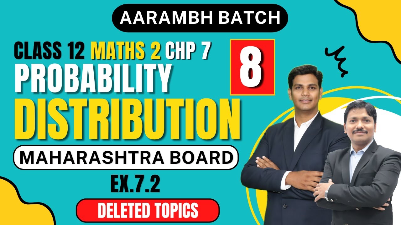 Chp.7 Probability Distribution | Class 12 | HSC Board | Maharashtra ...