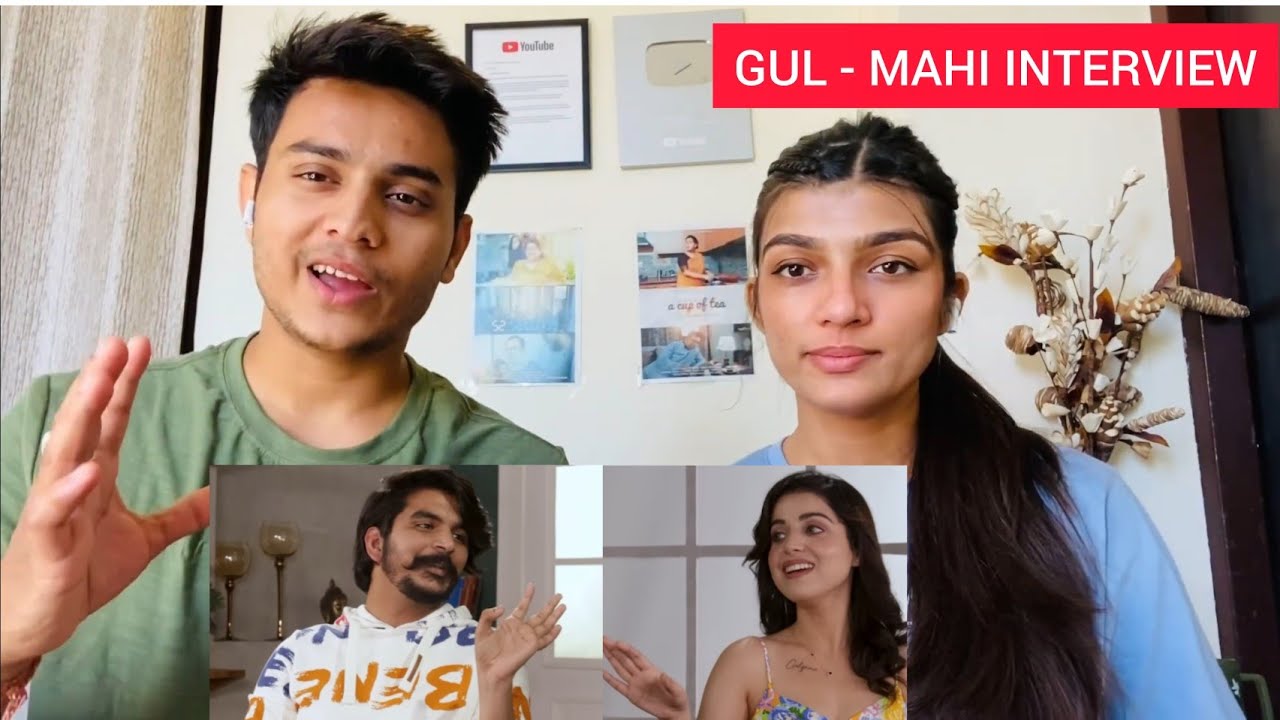 Gulzaar Chhaniwala Mahi Gaur Cross Interview Reaction By We React India ...
