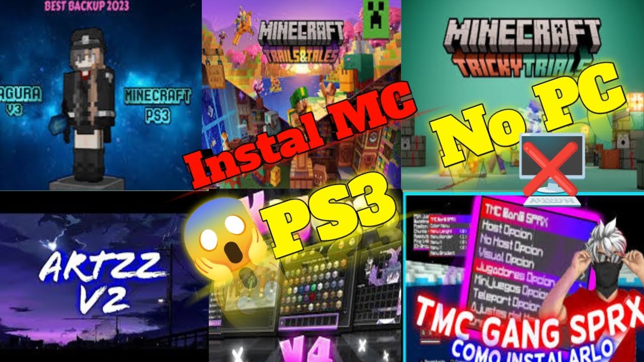 Download mods and all types of Minecraft ps3😱🔥 - YouTube