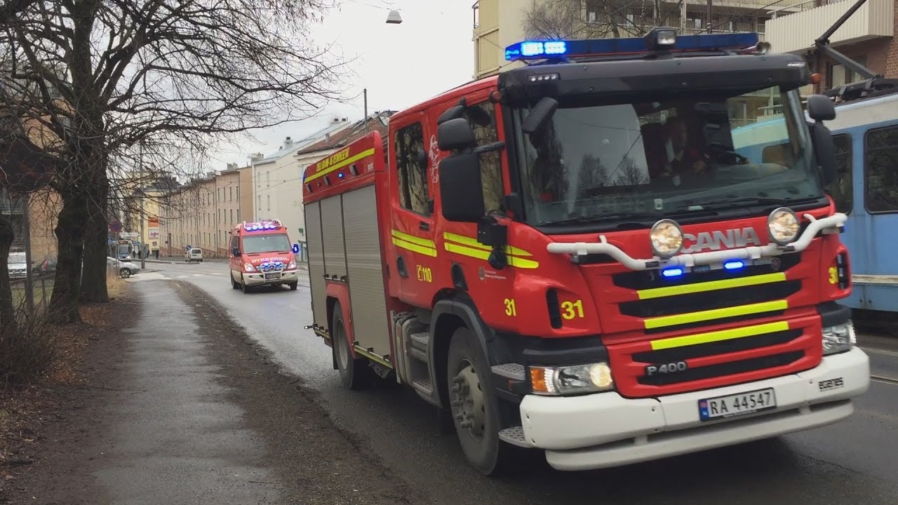 Oslo Fire Department 31, 32 - YouTube