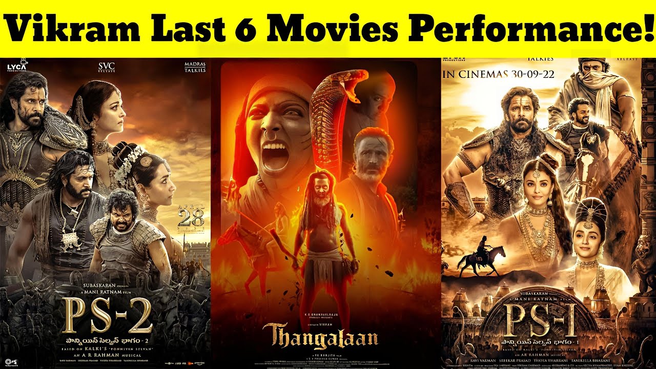 Vikram Movies Box Office Performance | Vikram Last 6 Movies Performance ...