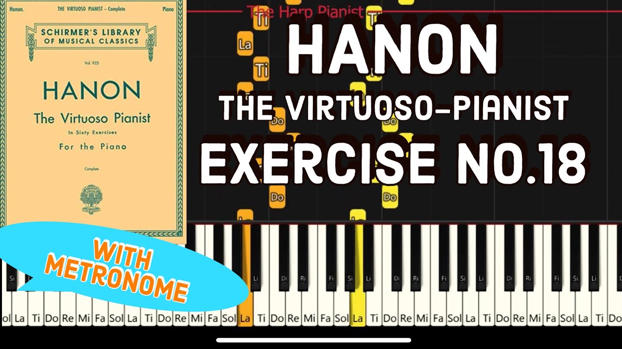 Hanon The Virtuoso-Pianist Book 1 Exercise No.18 Piano Tutorial by The ...