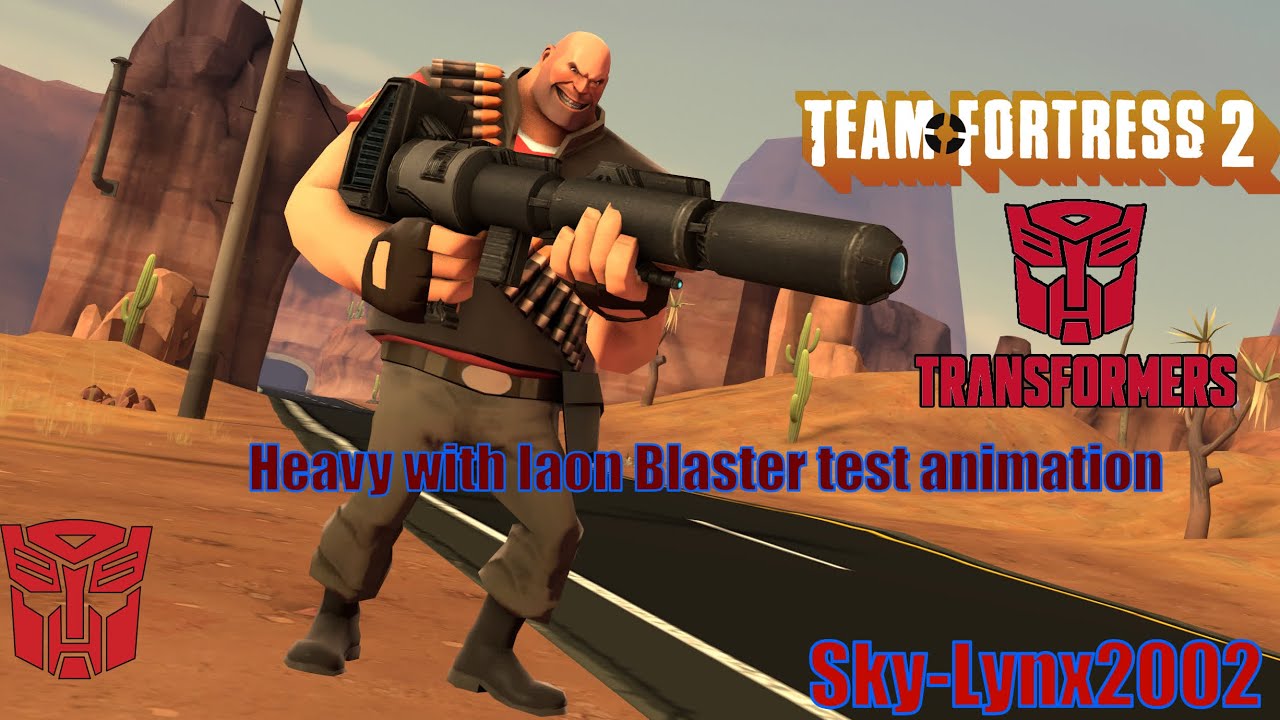 (SFM) Heavy with Iaon Blaster test animation - YouTube