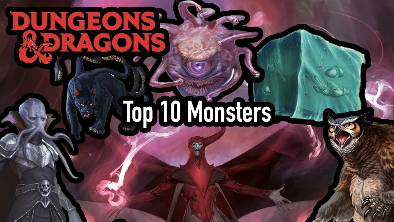 Dungeons & Dragons - Top 10 Monsters - YouTube