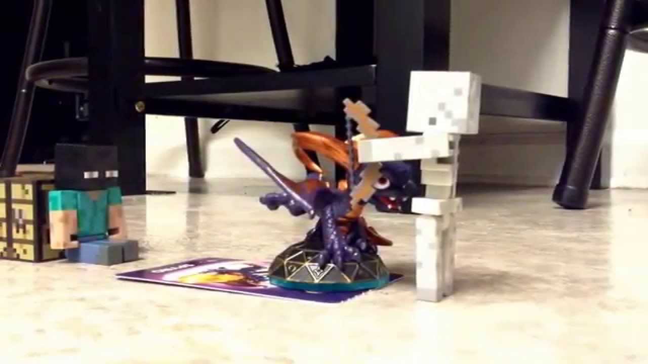 Minecraft Skylanders Cards Animation - YouTube