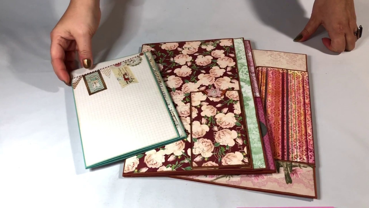 Three All Occasions Folios (tutorial set available) - YouTube
