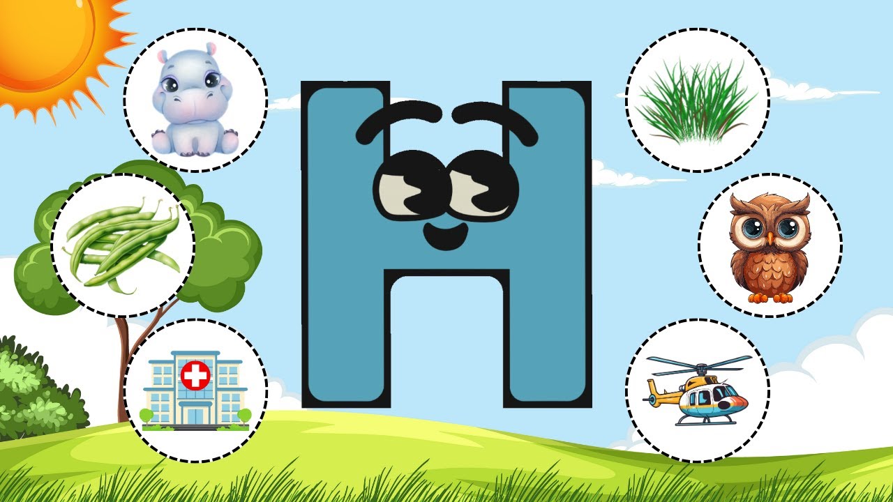 [ALPHABET] La Lettre H - YouTube