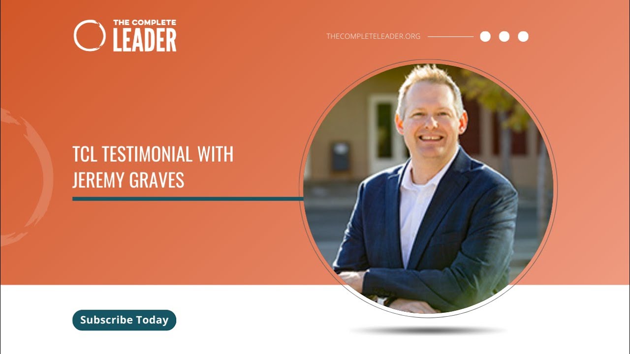 TCL Testimonial with Dr. Jeremy Graves - YouTube