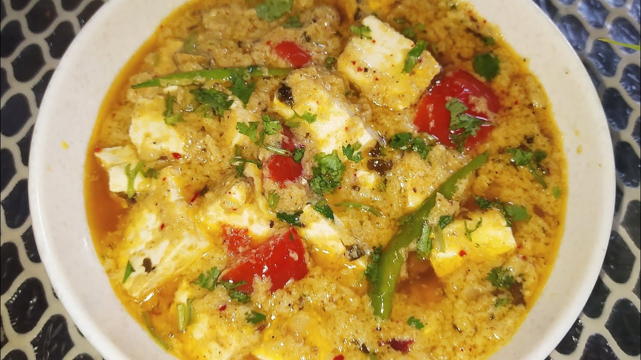 Butter paneer handi recipe !!😍!! restaurant style butter paneer handi ...