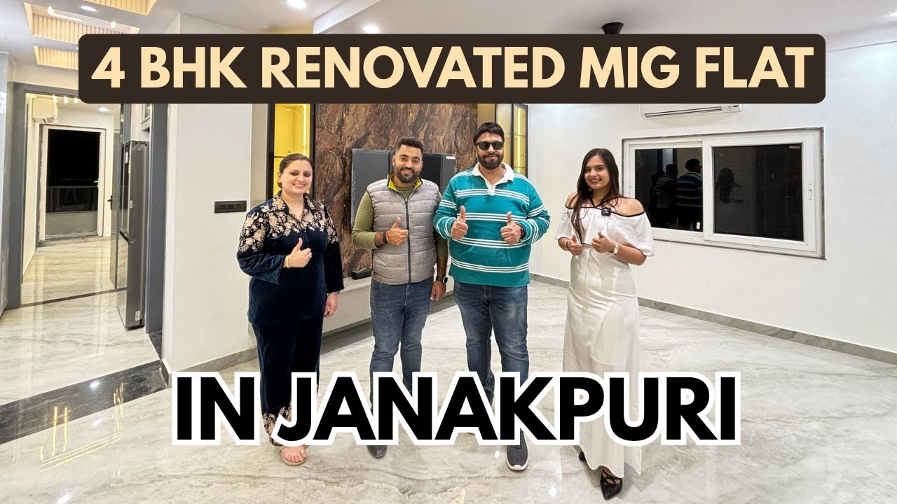 4Bhk Ultra Luxurious MIG Flat | Renovated Flat | In Janakpuri, Delhi # ...