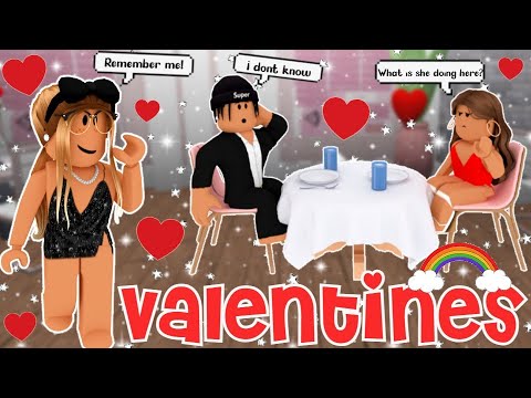 VALENTINES DAY Dinner Date! *We Ran Into Jason EX!* | Bloxburg Family ...