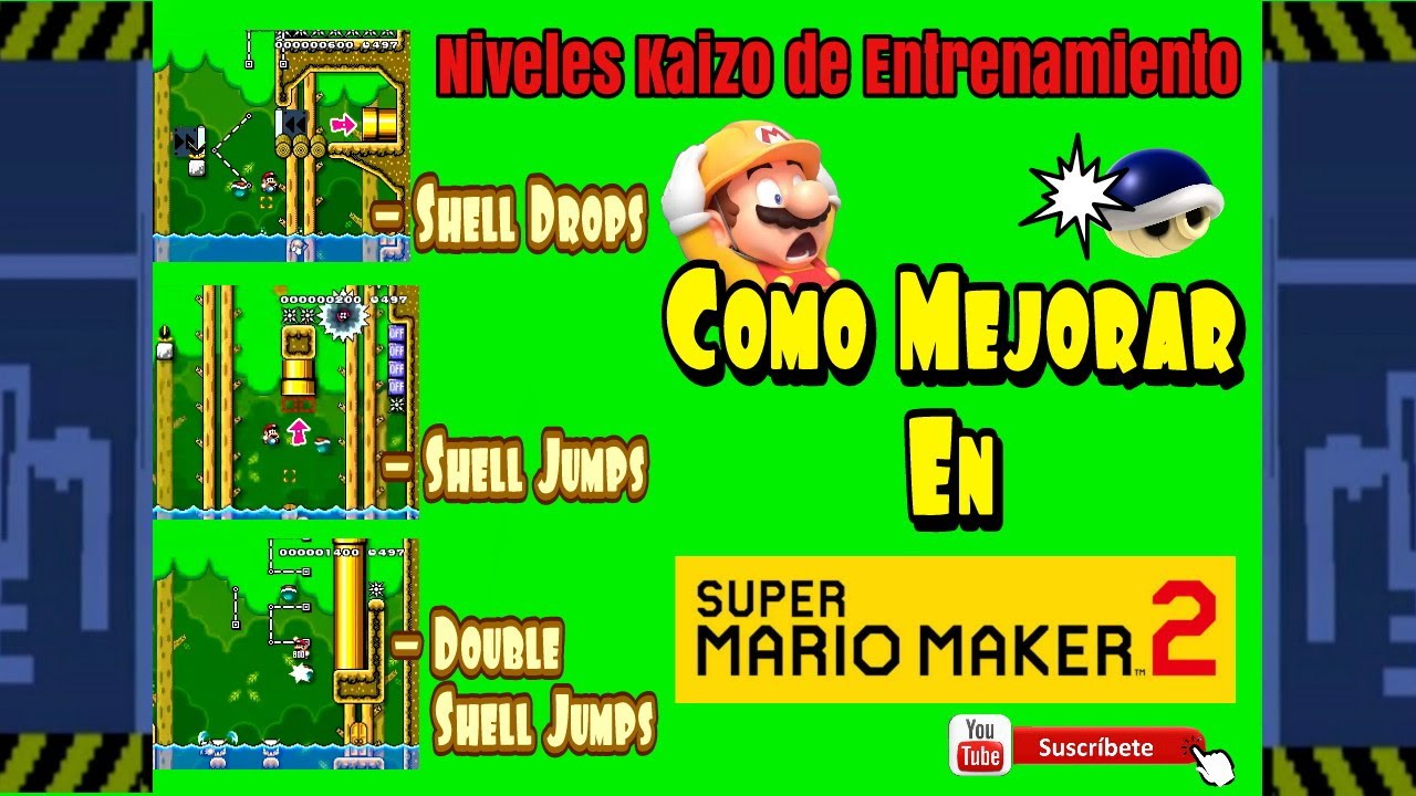 Como Mejorar en Super Mario Maker 2. Niveles Kaizo de Entrenamiento ...