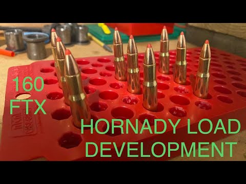 Hornady 160 Grain FTX Load Work Up For 30 30 Winchester For My Marlin - YouTube