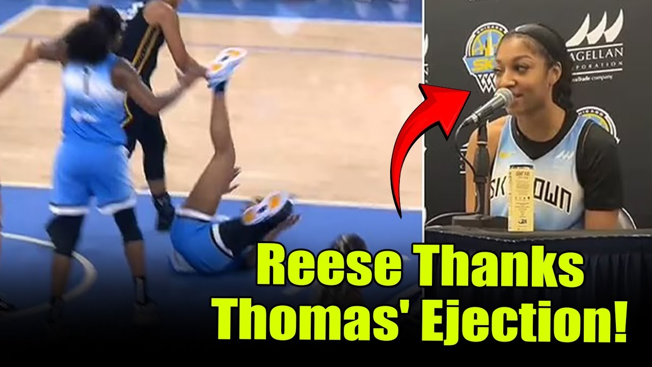 Angel Reese's Perfect Reaction to Alyssa Thomas' Shocking Ejection! - YouTube