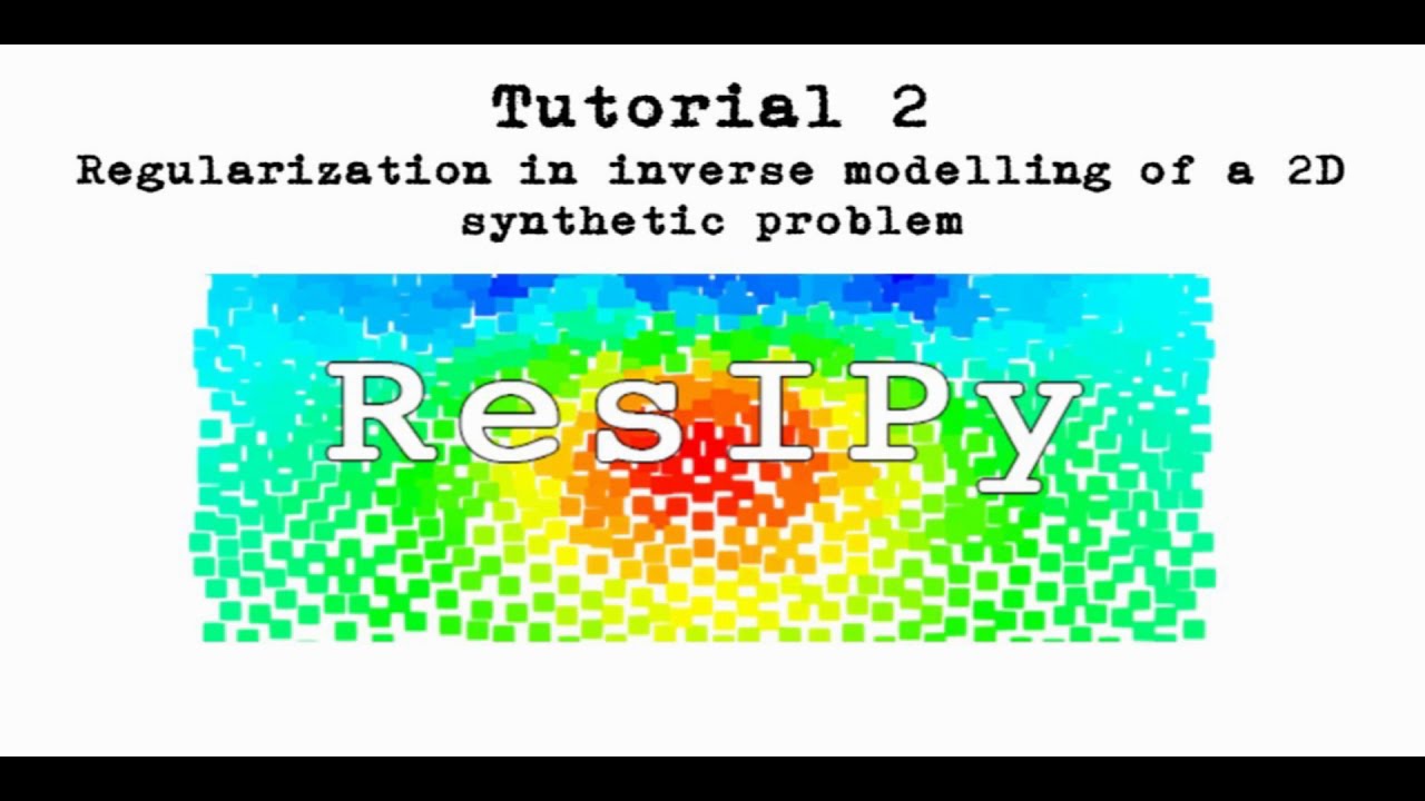 Tutorial 02 - Regularization in inverse resistivity modeling - YouTube