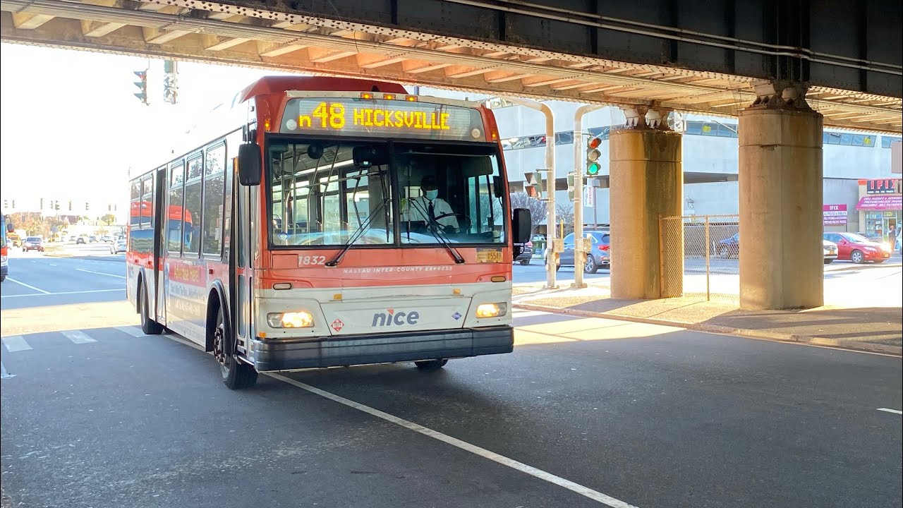 NICE Bus: 2011 Orion VII CNG NG 1832 on the n48! - YouTube